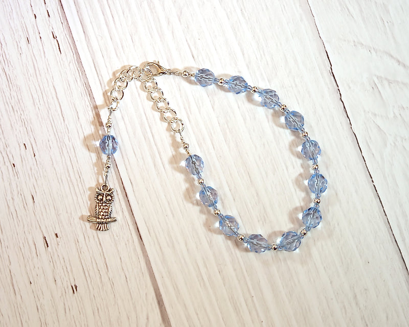 Athena Prayer Bead Bracelet: Greek Goddess of Wisdom, Weaving, War ...