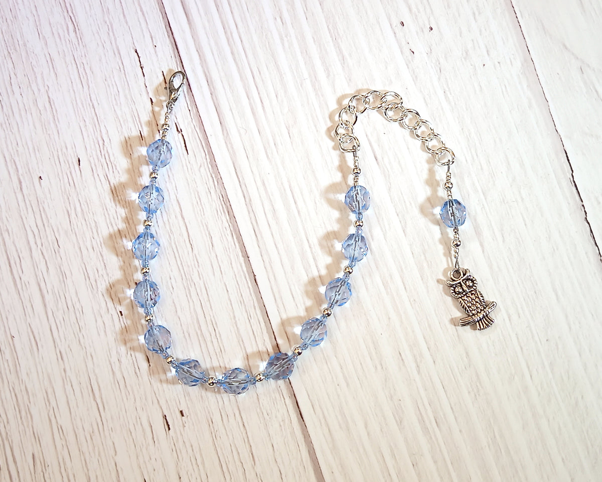 Athena Prayer Bead Bracelet: Greek Goddess of Wisdom, Weaving, War ...