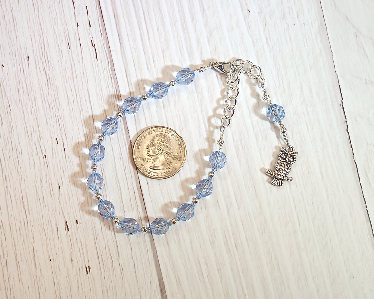 Athena Prayer Bead Bracelet: Greek Goddess of Wisdom, Weaving, War ...