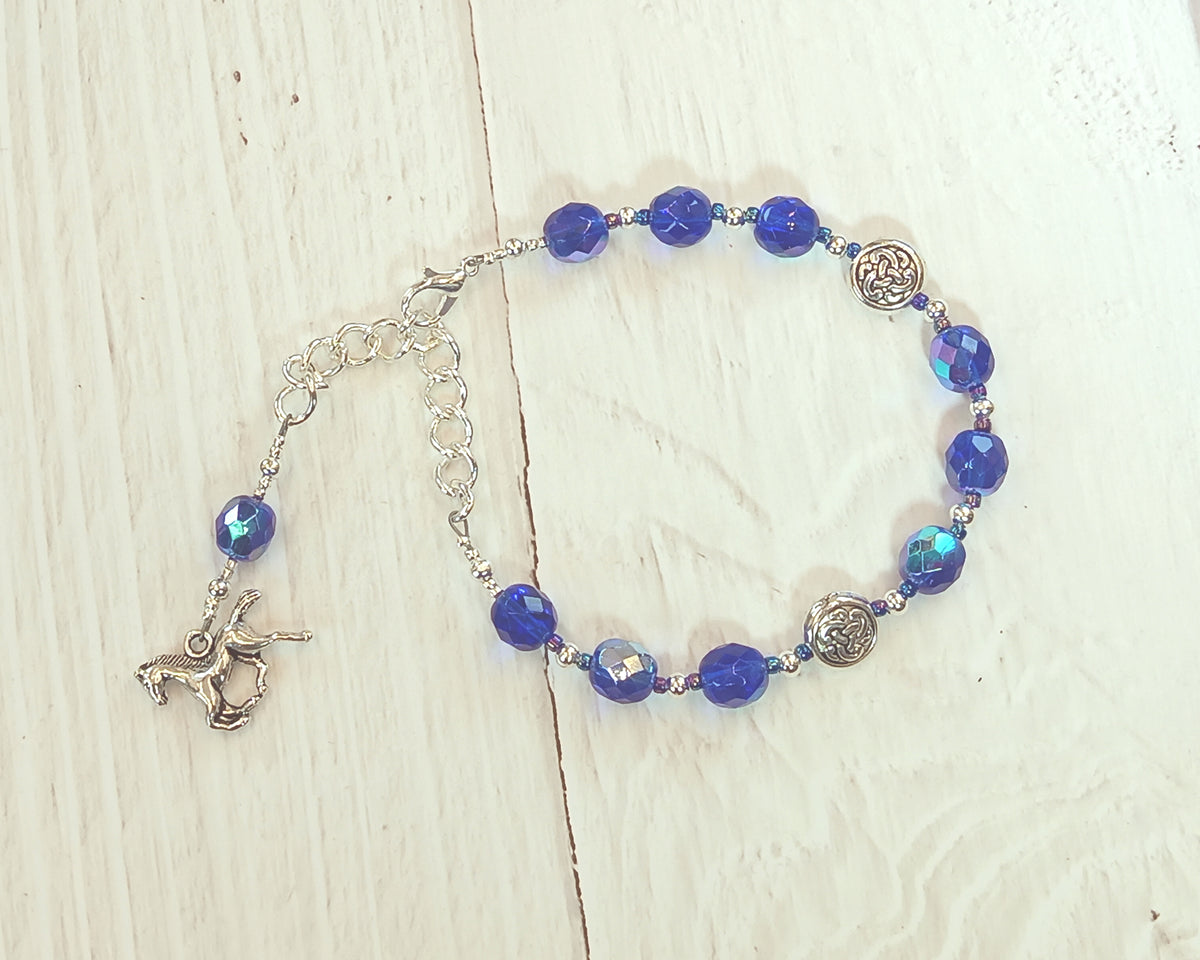 Epona Prayer Bead Bracelet: Gaulish Celtic Goddess of the Horse ...