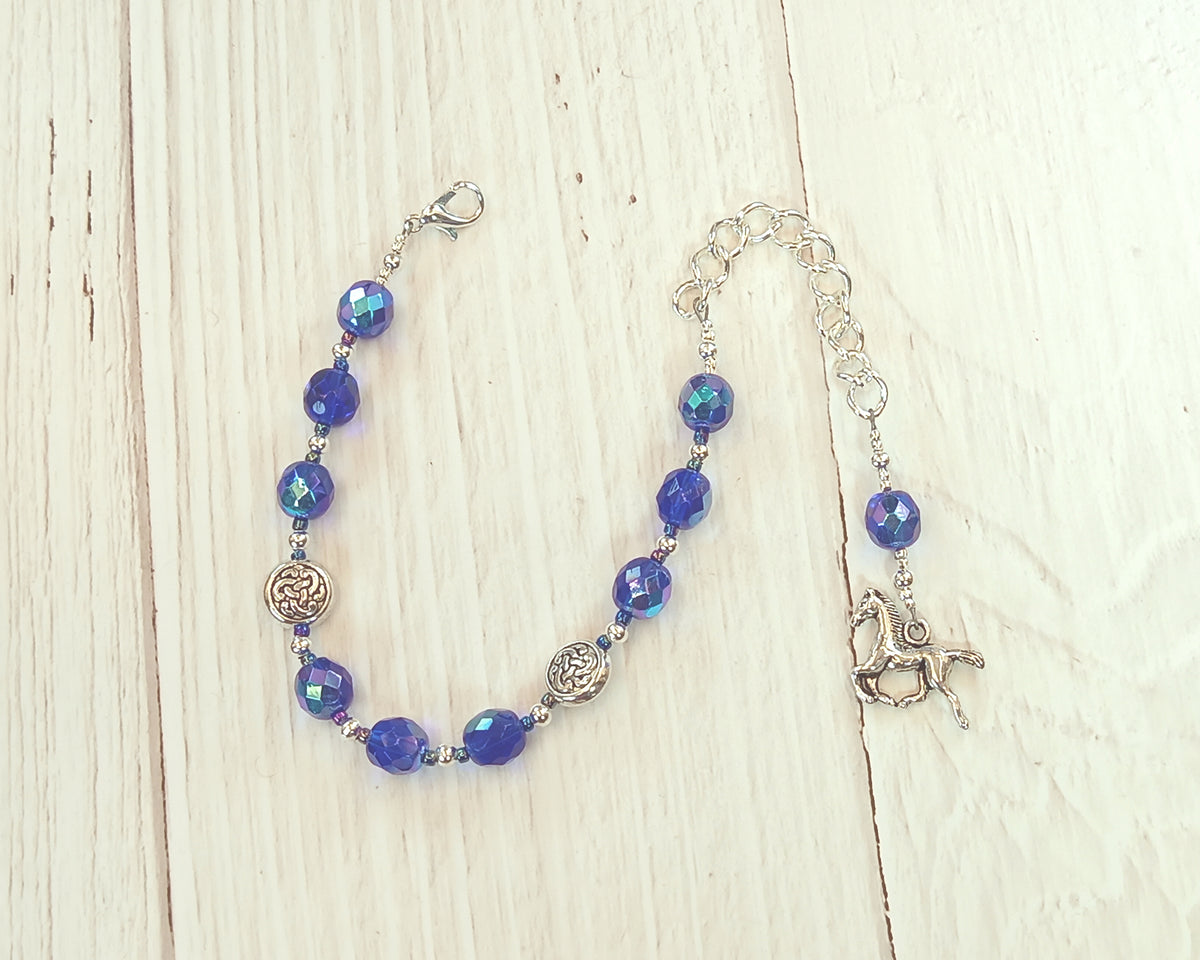 Epona Prayer Bead Bracelet: Gaulish Celtic Goddess of the Horse ...