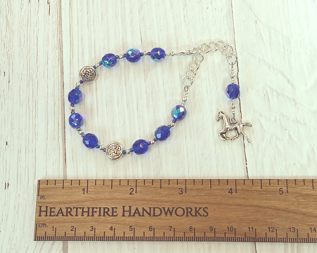 Epona Prayer Bead Bracelet: Gaulish Celtic Goddess of the Horse ...