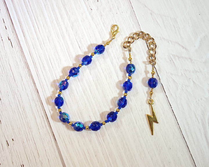 Zeus Prayer Bead Bracelet: Greek God of the Sky and Storm, Thunder and ...