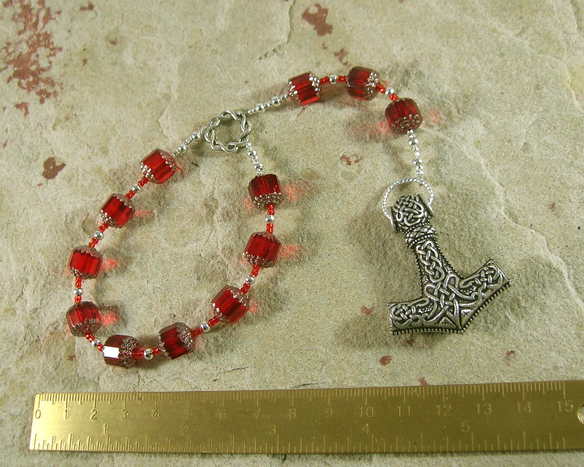 Thor Pocket Prayer Beads: Norse God of Thunder, Protector of Humanity ...