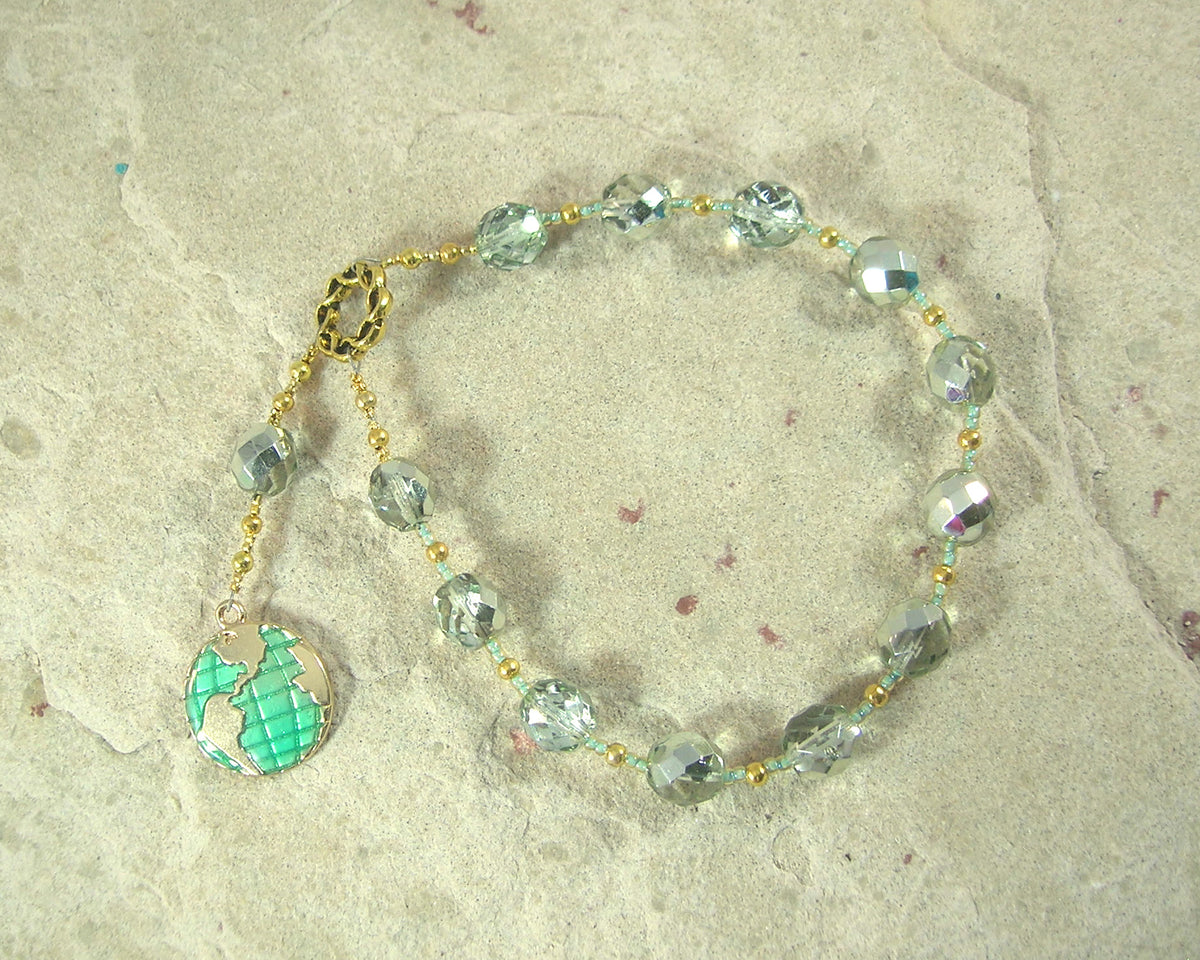 Gaia (Gaea) Pocket Prayer Beads: Mother Earth, Mother of the Greek God ...